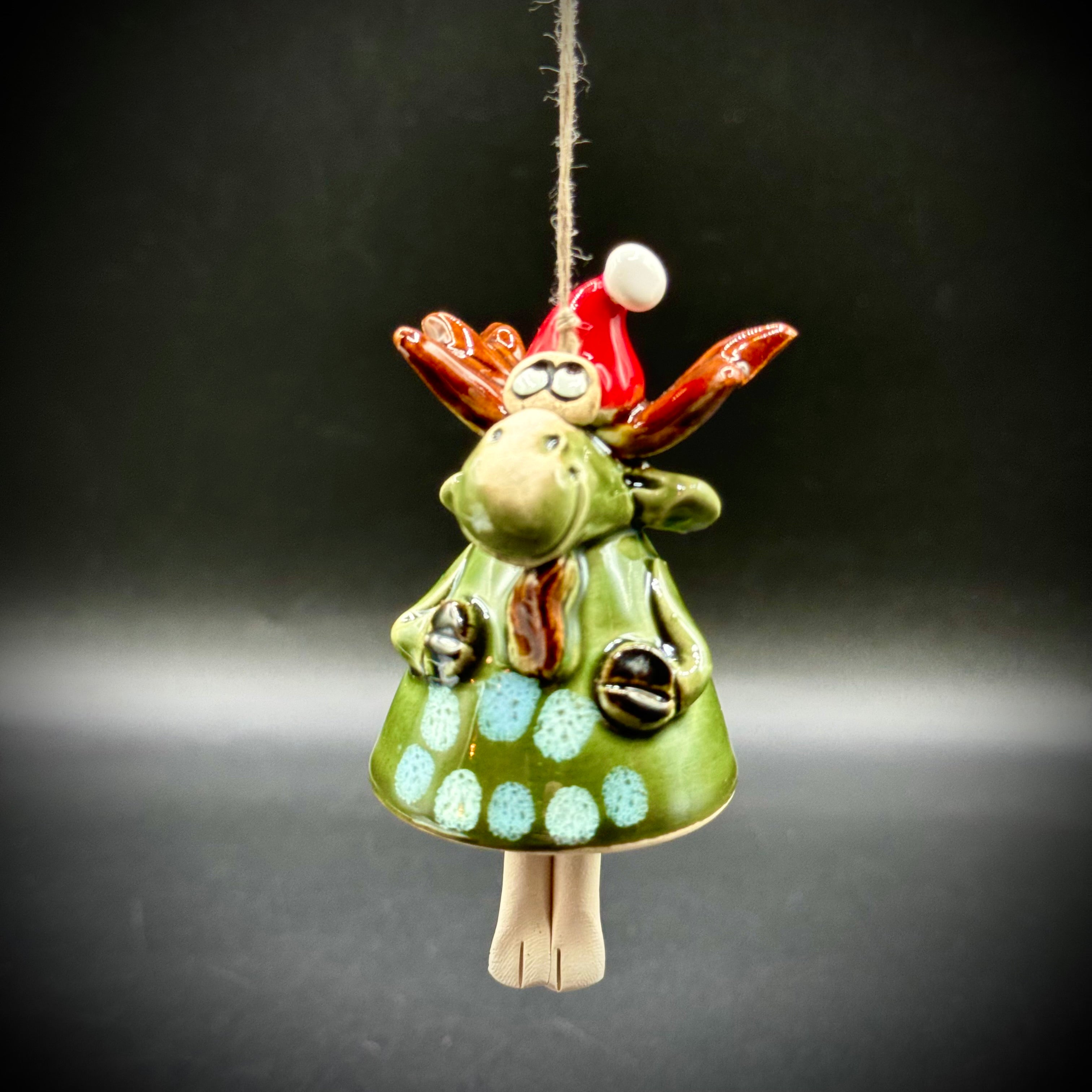 Adorable Hand Crafted Hanging Moose Bell - Curated at The Vienna Chris ...