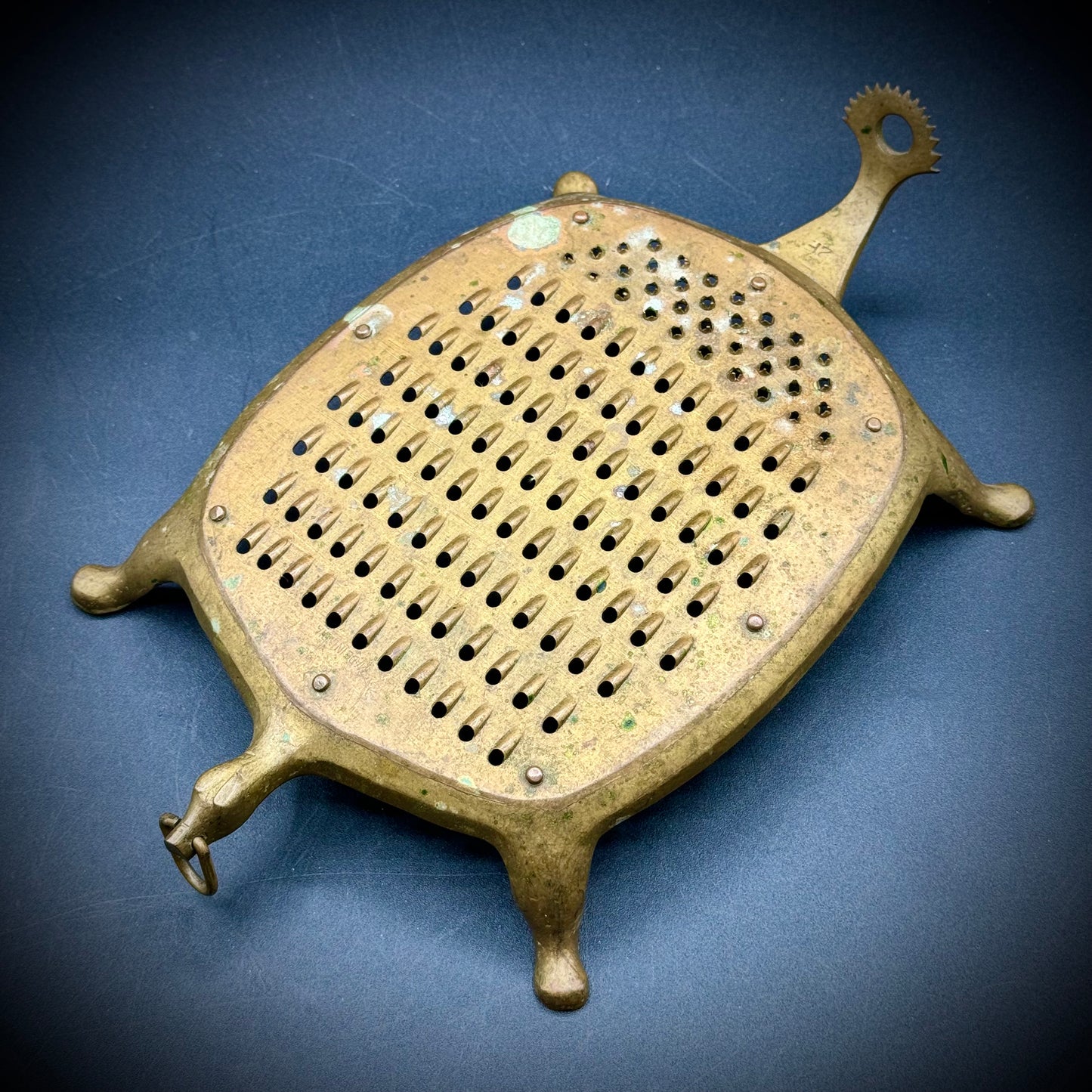 Vintage 1940s Brass Turtle Grater – Picker Road Boutique