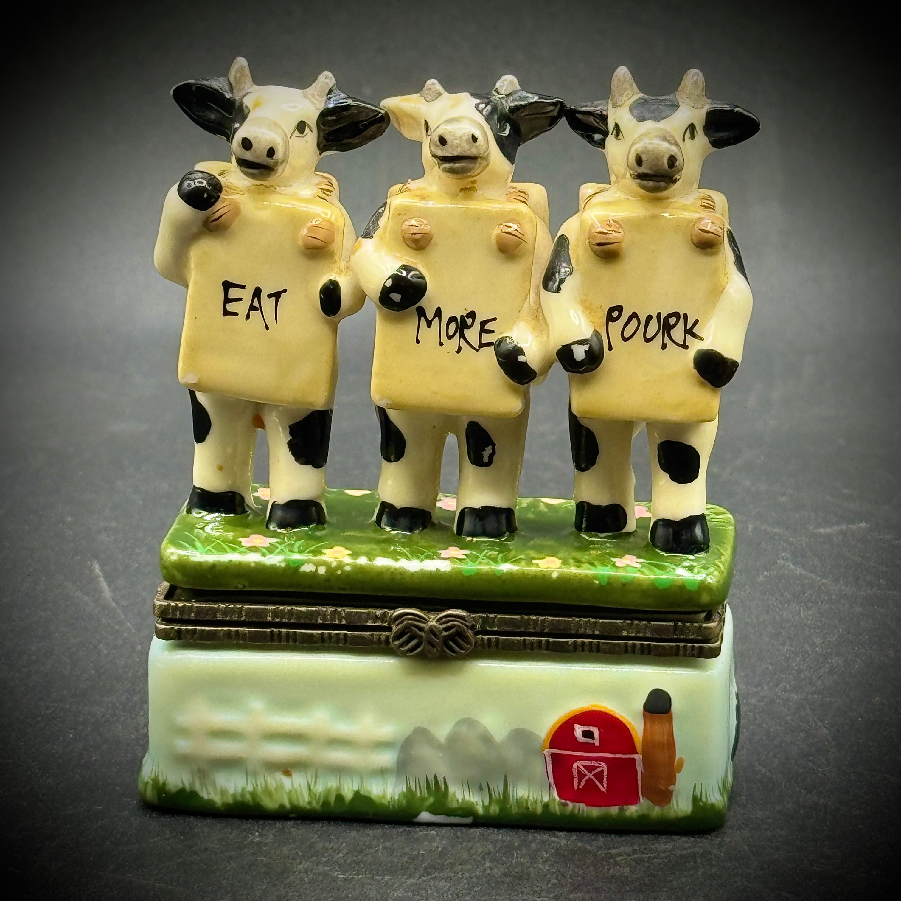 Hilarious Cow Motif Trinket Box – Picker Road Boutique