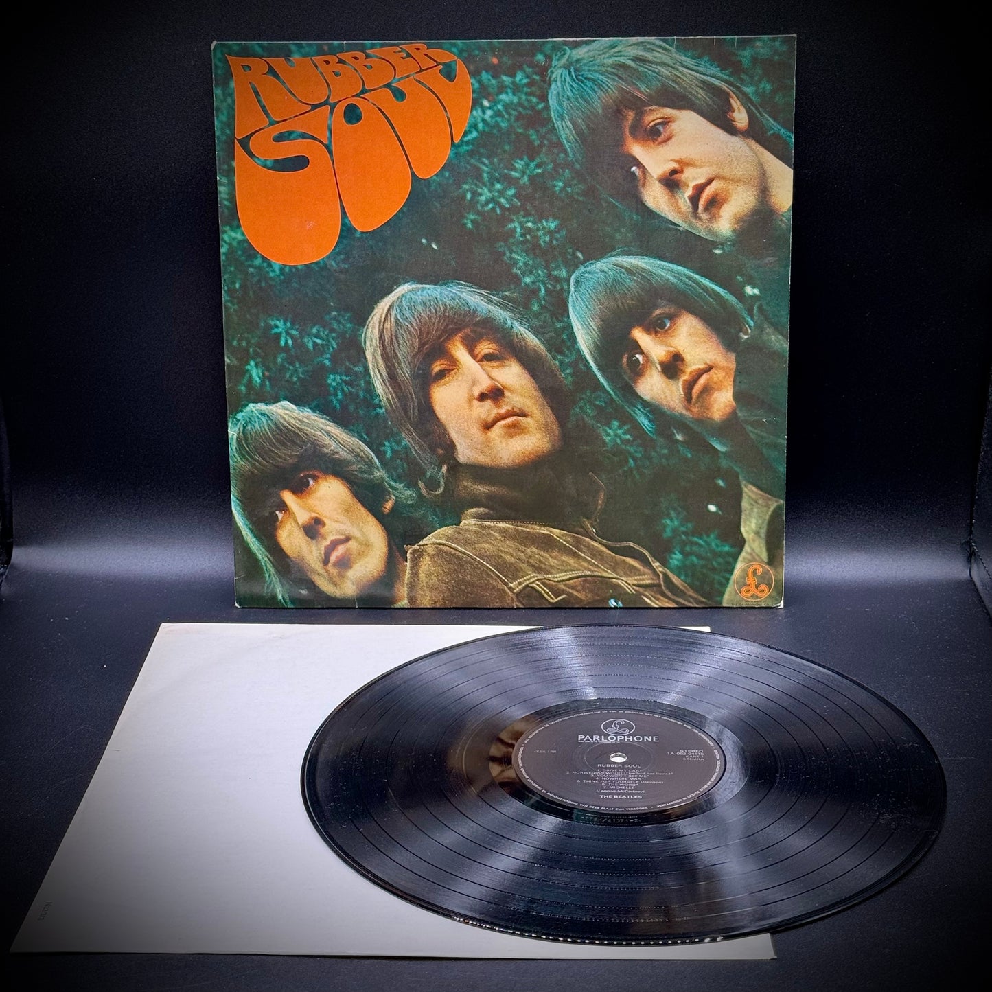 Vintage Beatles Vinyl Record "Rubber Soul" RARE European Pressing ...