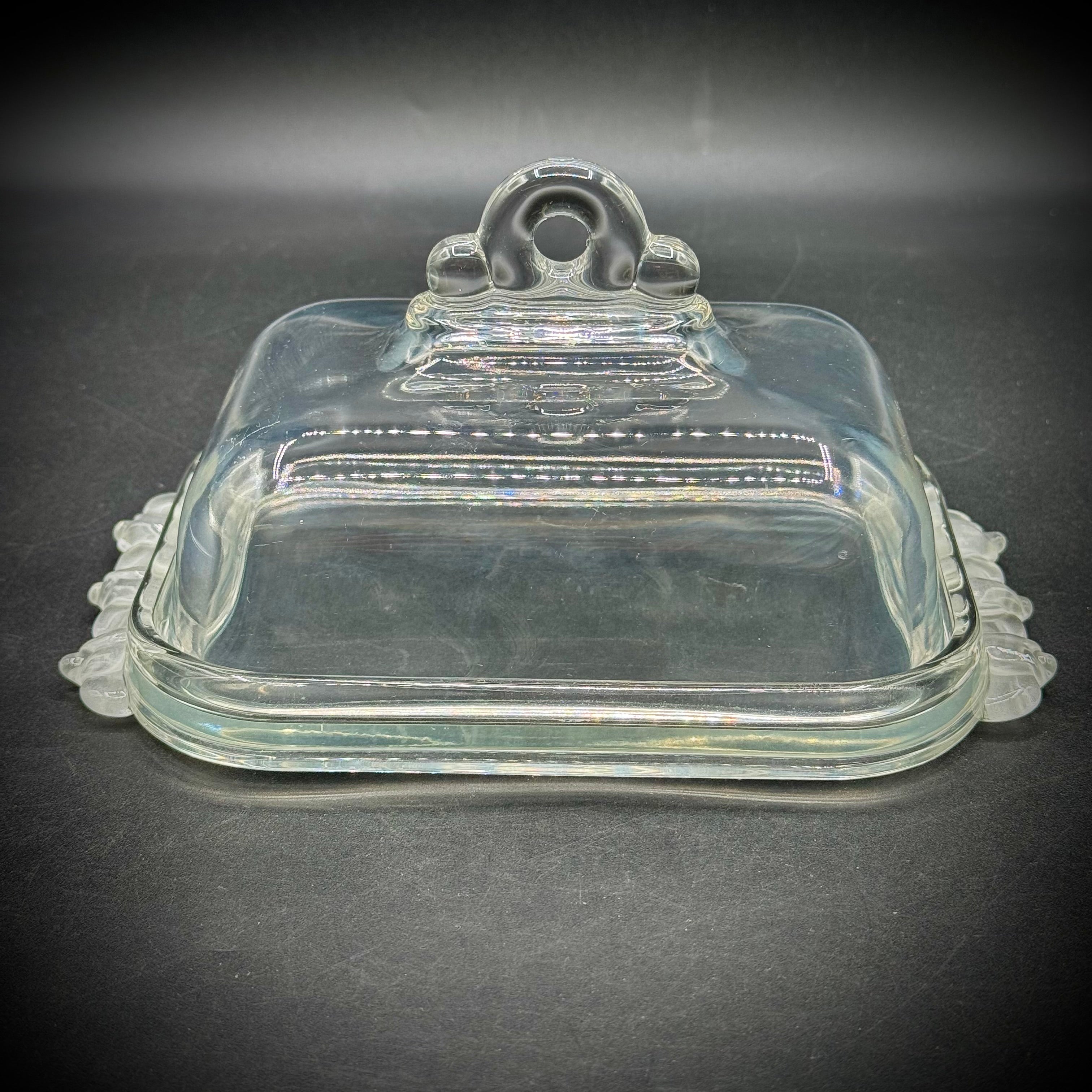 Vintage Mikasa Walther Kristallglass Lidded Butter Dish - Made in West ...